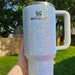 40oz Blue Opal Stanley I Rhinestone Stanley I Blue Opal Stanley - Etsy