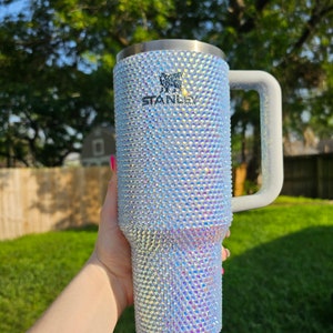 40oz Blue Opal Stanley I Rhinestone Stanley I Blue Opal Stanley - Etsy