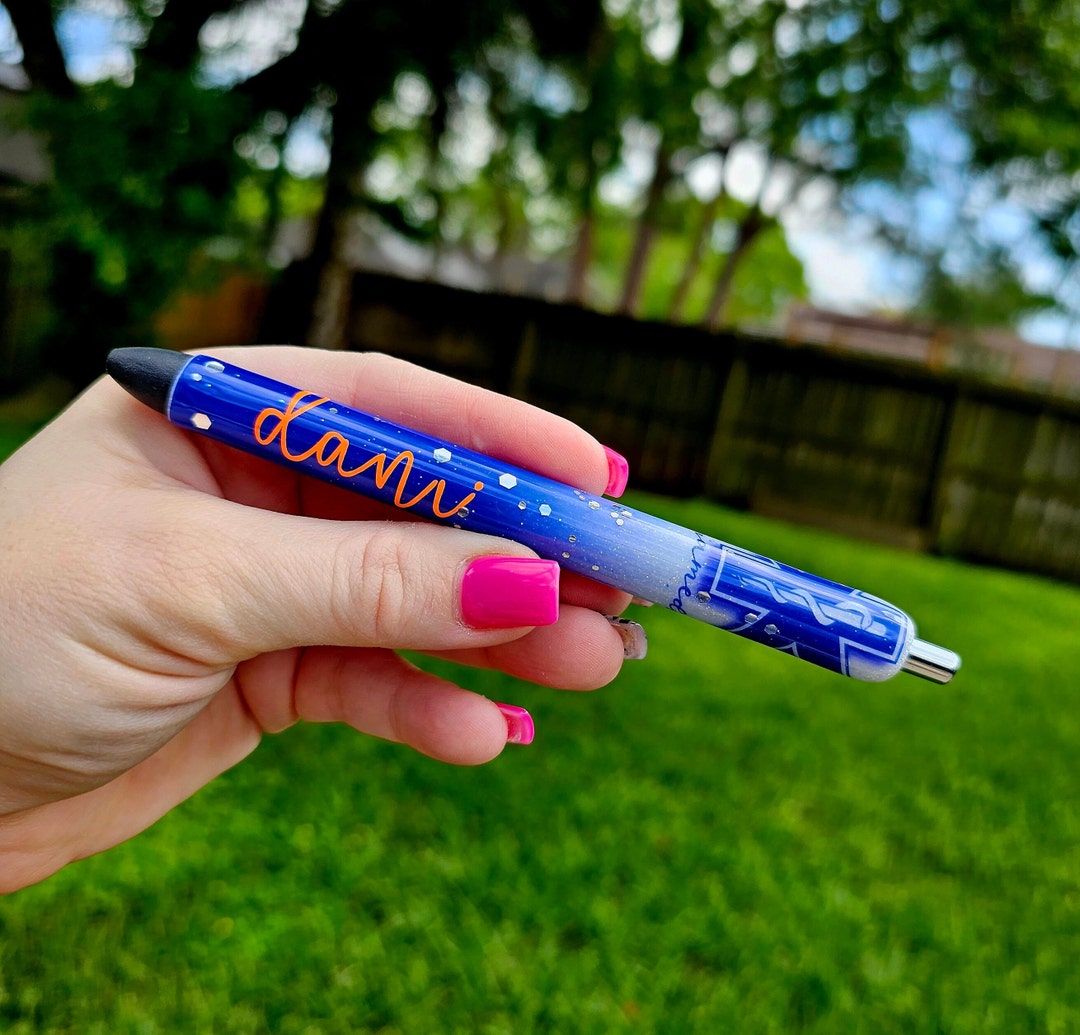 EMT Paramedic Custom Glitter Pens, Glitter Refillable Gel Pen, EMS ...