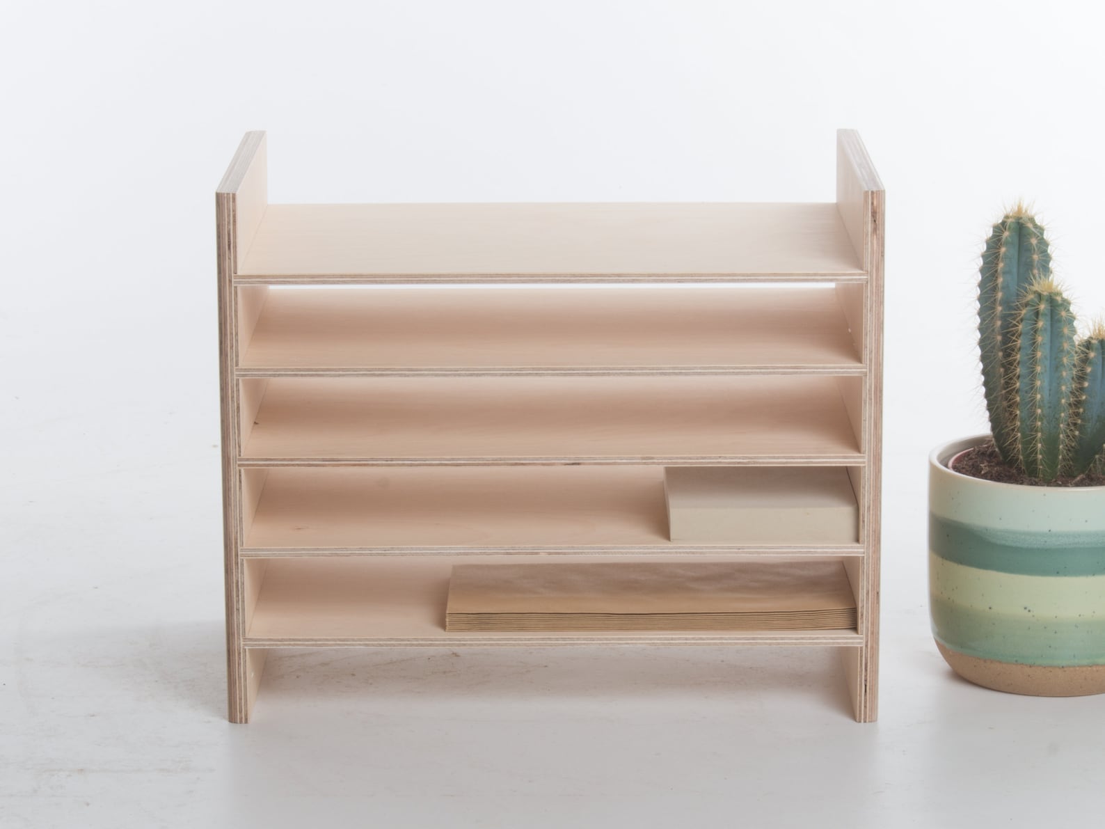 Stack A4 Paper Rack // Shelves Desktop Organizer Baltic | Etsy