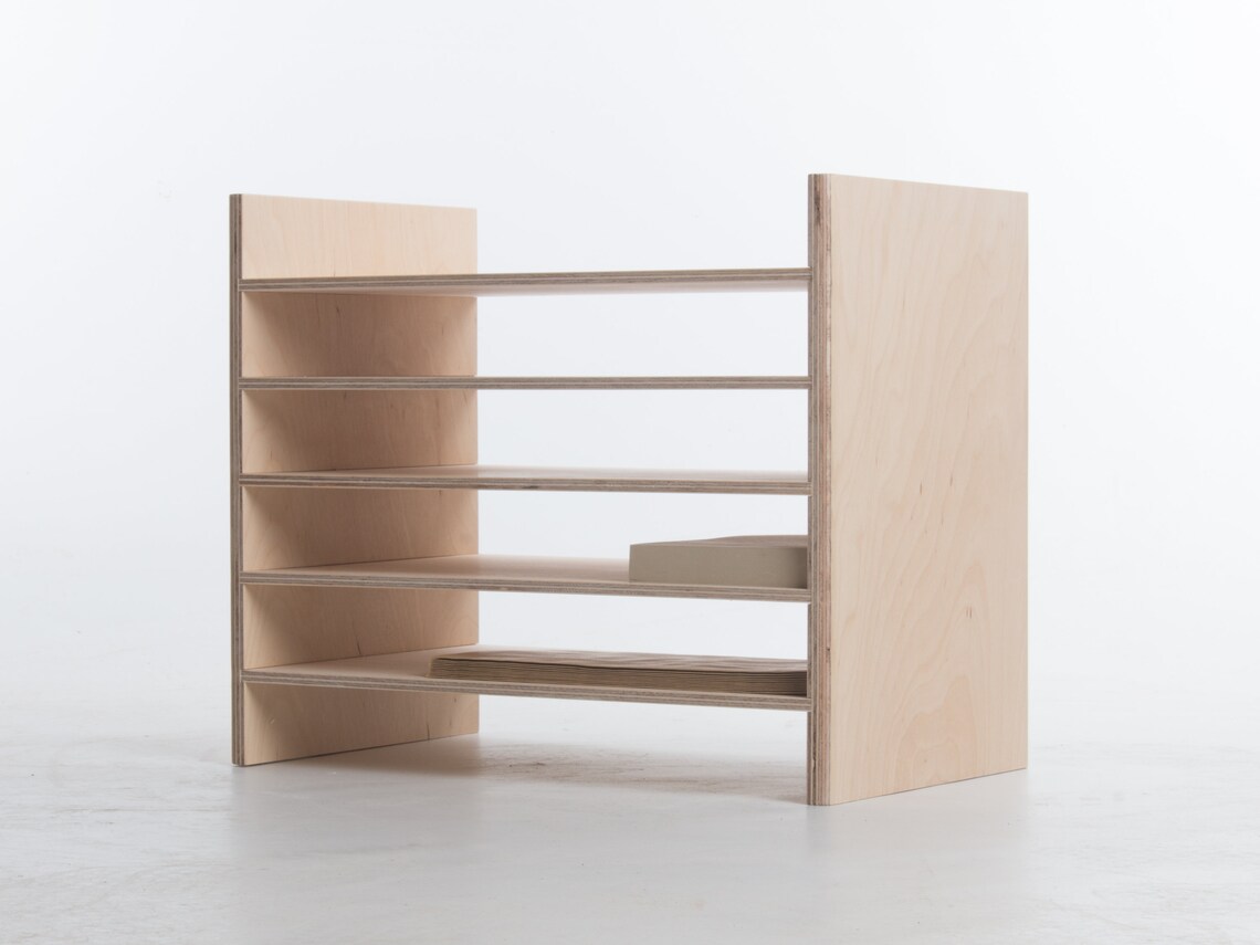 Stack A4 Paper Rack // Shelves Desktop Organizer Baltic - Etsy Australia