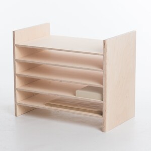 Stack A4 Paper Rack // Shelves Desktop Organizer Baltic - Birch Plywood ...