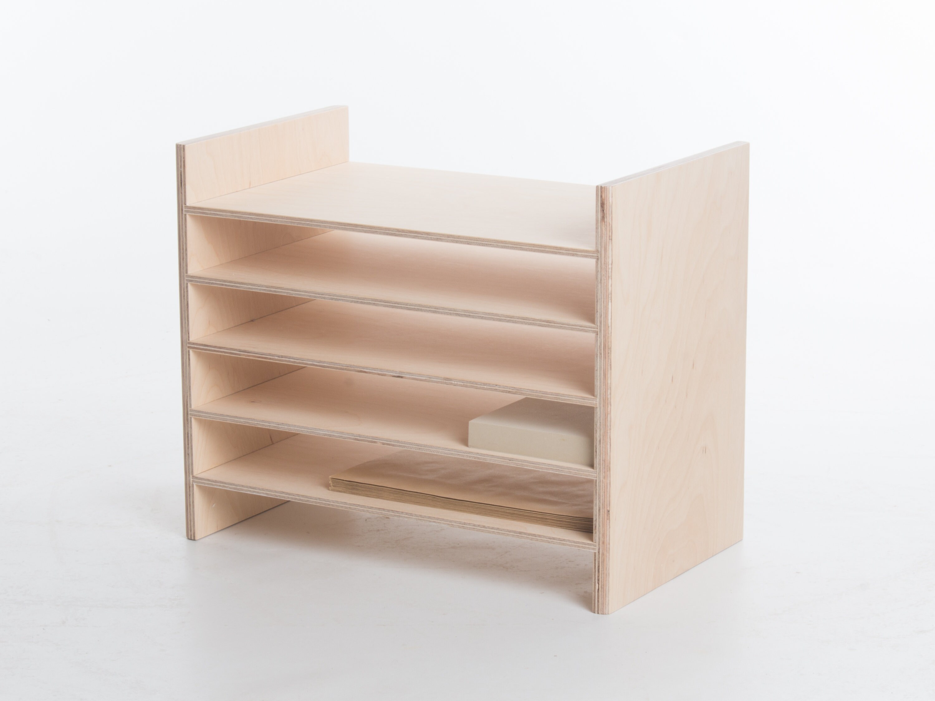 Stack A4 Paper Rack // Shelves Desktop Organizer Baltic | Etsy UK