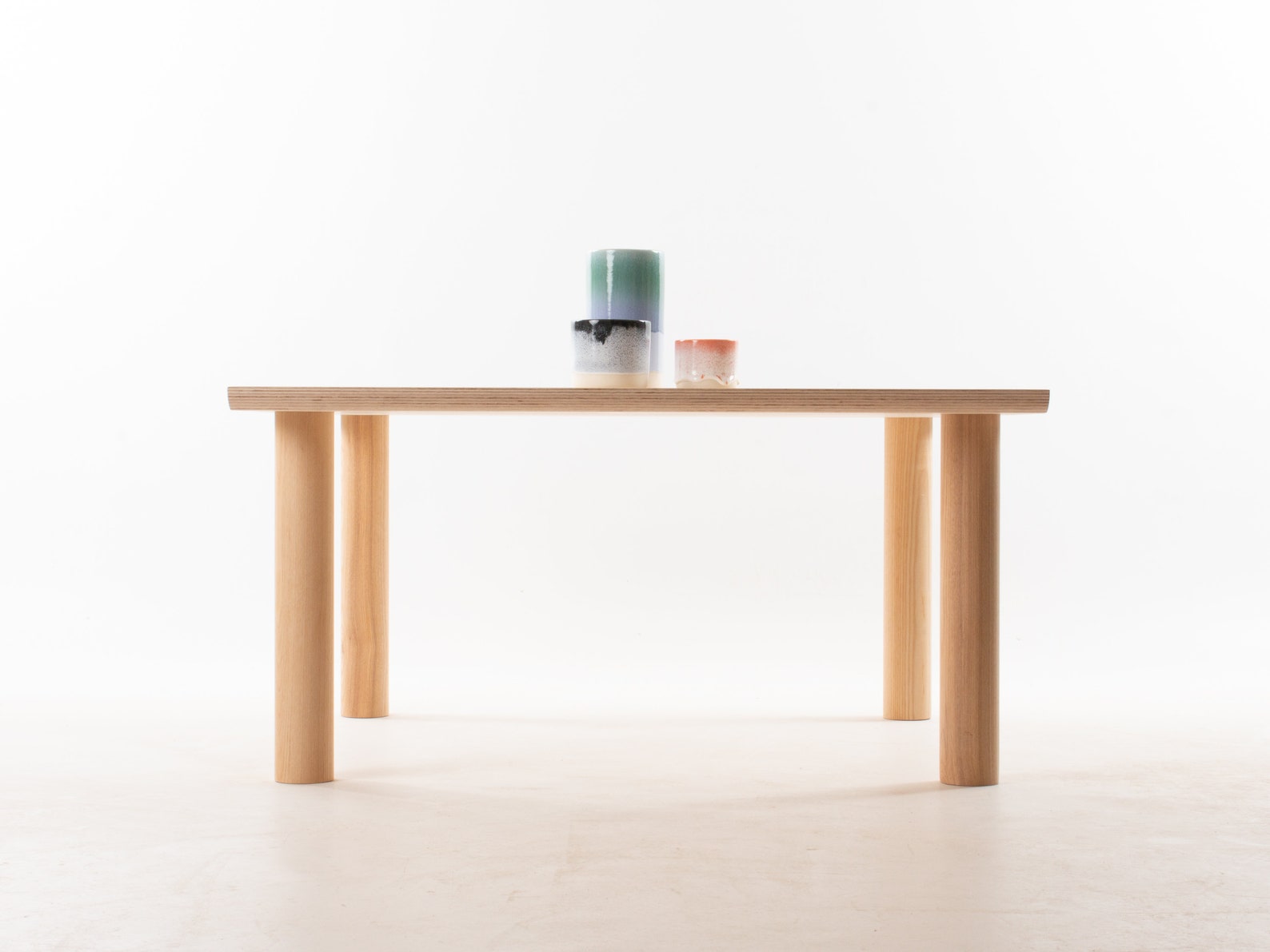 Kyoto Coffee Table // Floor Dining / Work / Solid Ash Dowel | Etsy