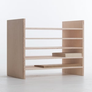 Stack A4 Paper Rack // Shelves Desktop Organizer Baltic - Birch Plywood ...
