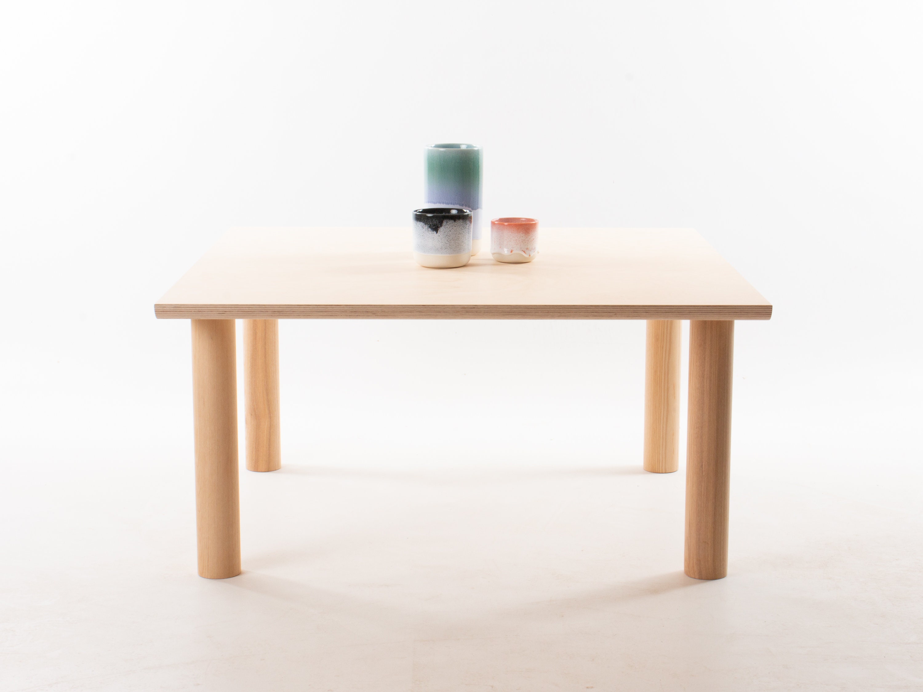 Kyoto Coffee Table // Floor Dining / Work / Solid Ash Dowel | Etsy