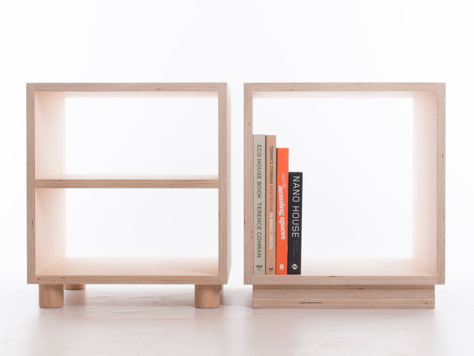 Box Side Table With Drawer // Bedside / Ash Feet / Plinth / - Etsy