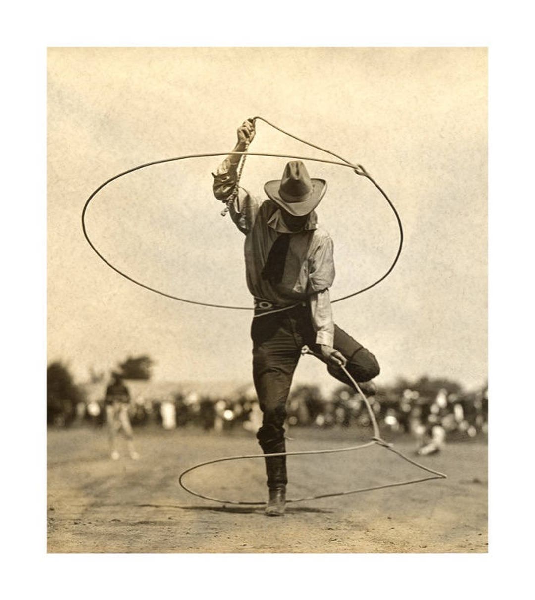 Cowboy Dancing With Lariats - Etsy