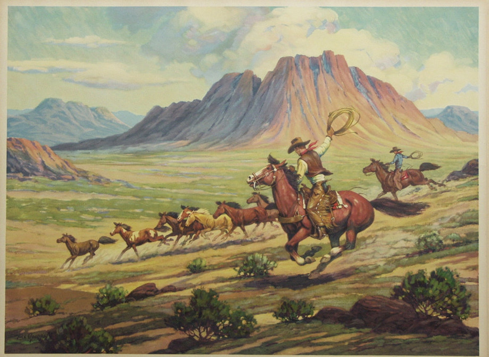 Mustang Runners by Till Goodan, Westward Ho Company - Etsy