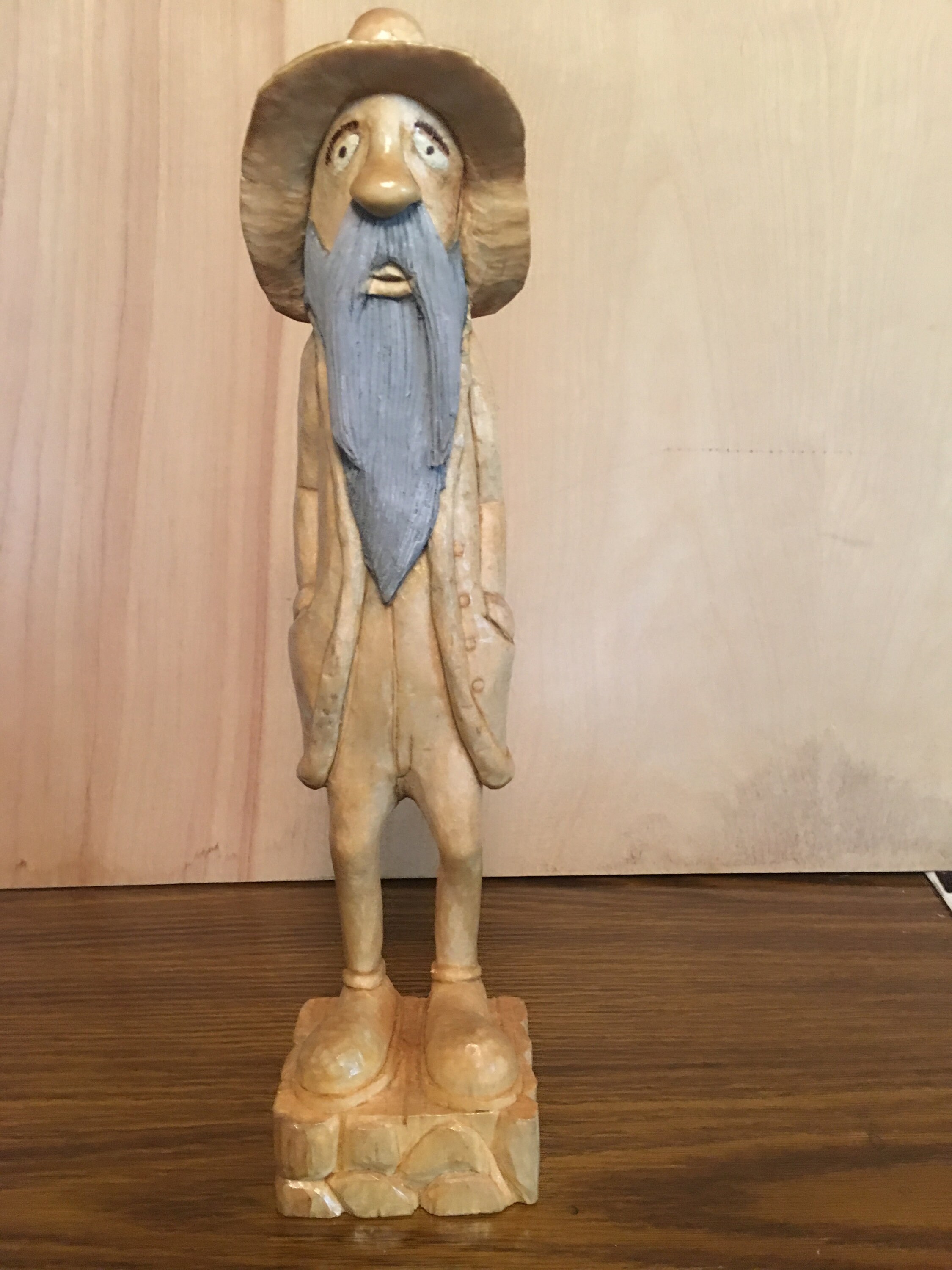 Hand Carved Hillbilly Carved in Bass Wood Free Shipping - Etsy