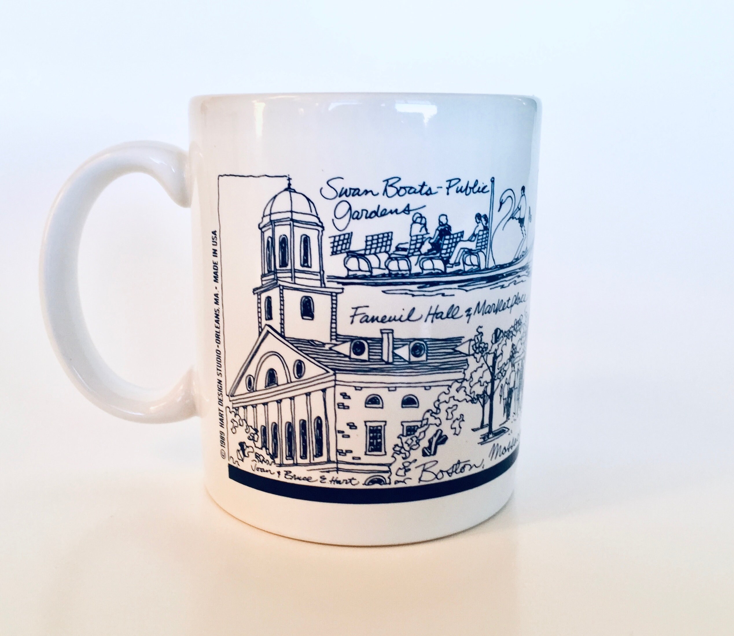 Boston Mass Coffee Mug Vintage 1989 Souvenir Mug - Etsy