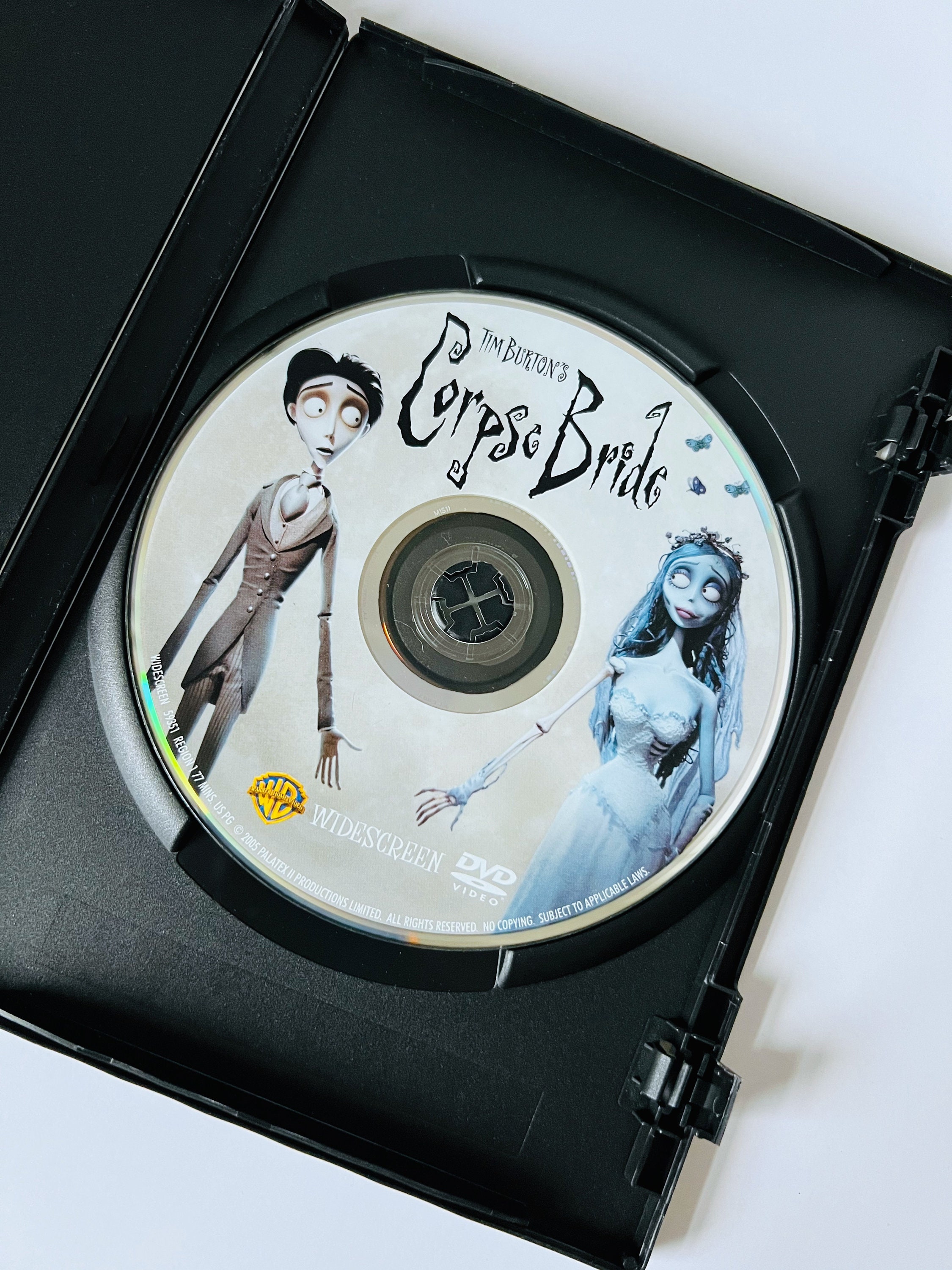 Tim Burton's Corpse Bride DVD - 2005 Widescreen Edition - Etsy