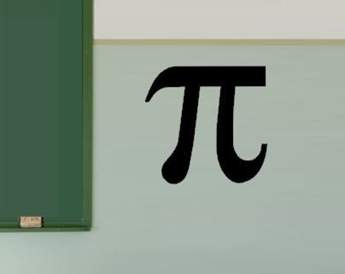 Pi Symbol Decal 3.14 Decal Pi Classroom Decorations Wall - Etsy