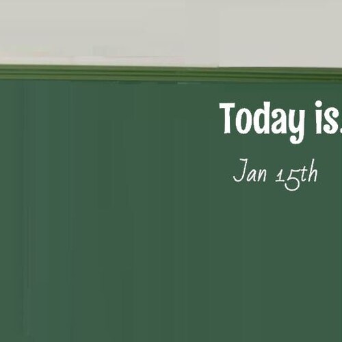 Today is Decal Teachers Gift Classroom Decor Wall Decal - Etsy