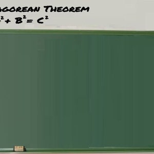 Pythagorean Theorem Vinyl Sticker Decal Classroom Decal - Etsy