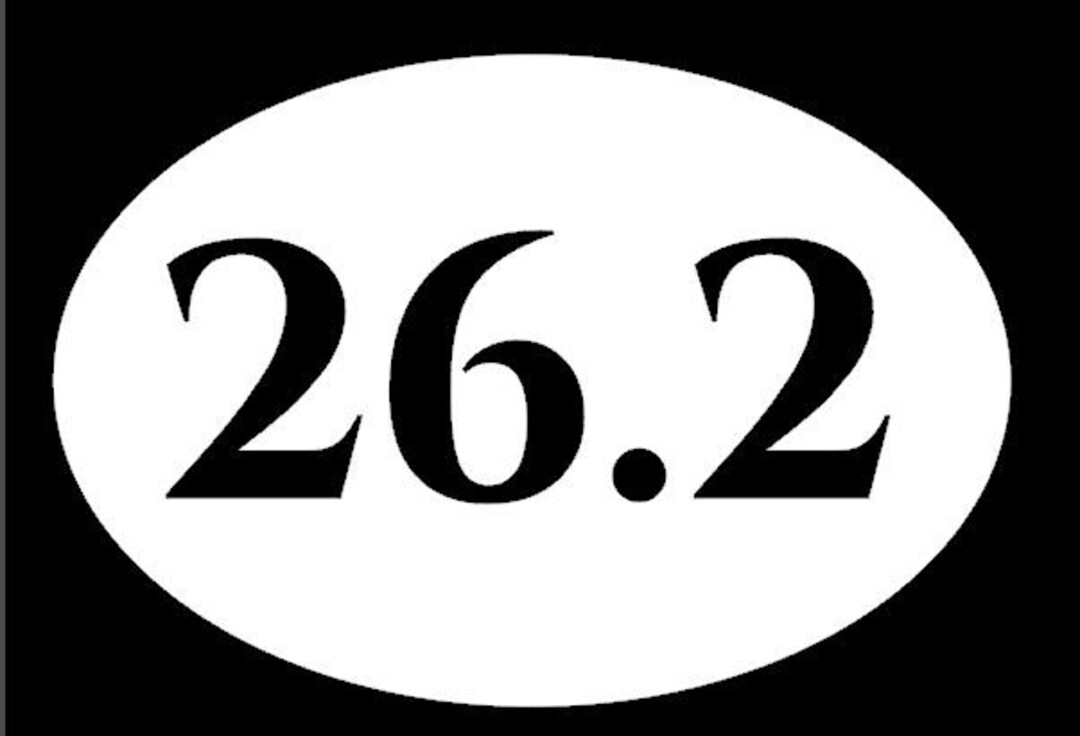 26.2 Sticker Decal Window Decal Car Decal Running - Etsy