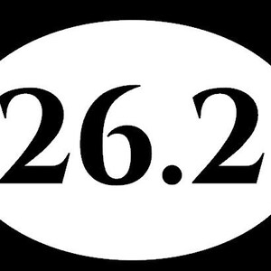 26.2 Sticker Decal Window Decal Car Decal Running - Etsy