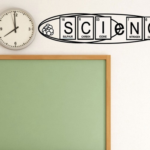 Vintage Laboratory Wall Decal Vinyl Sticker Chemistry | Etsy