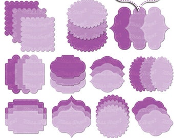 TAGS Clipart 20 Digital Labels Clip Art. Printable Frames | Etsy