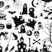 Cute Halloween Borders Clipart, Halloween Banners, Digital Ribbon ...