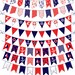 Nautical Clipart, Nautical Bunting Banner Clipart, Nautical Digital ...