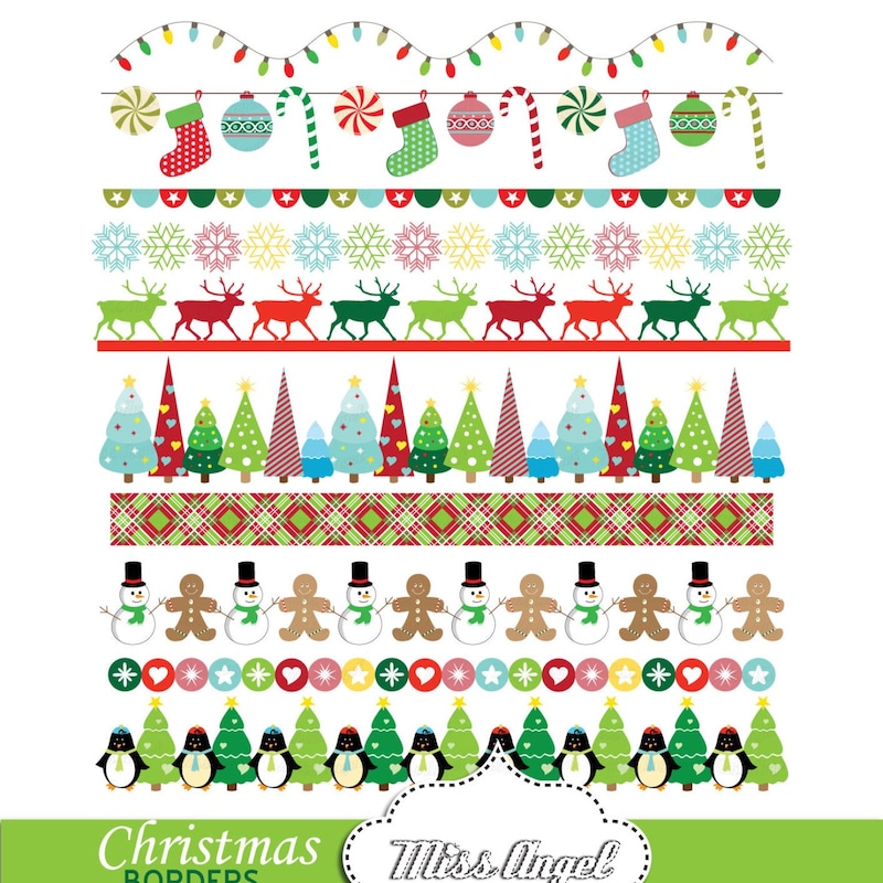 Clip Art Borders - Etsy