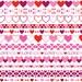 Valentine Clipart Borders. Valentine's Bunting Banners. Printable ...