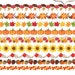 Fall Digital Borders. Autumn Borders Clip Art. Autumn Bunting Banners ...