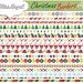Christmas Borders Clipart Bundle. Digital Christmas Borders Clip Art ...
