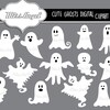 Halloween Borders Clip Art, Halloween Bunting Banners, Digital Ribbons ...