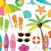 Digital Summer Borders Clip Art. Beach Borders. Small Commercial Use ...