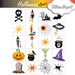 Halloween Witches Clipart. Halloween Witch Clip Art. Witch, Haunted ...