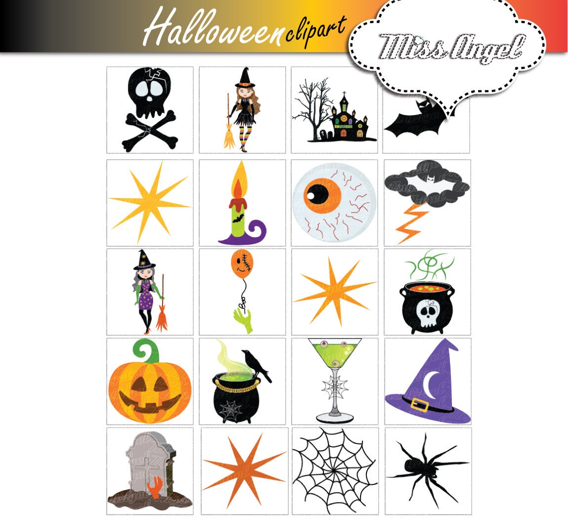 Halloween Witches Clipart. Halloween Witch Clip Art. Witch, Haunted ...