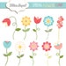 Spring Flowers CLIPART SET 10 Digital Flowers. Clip Art - Etsy