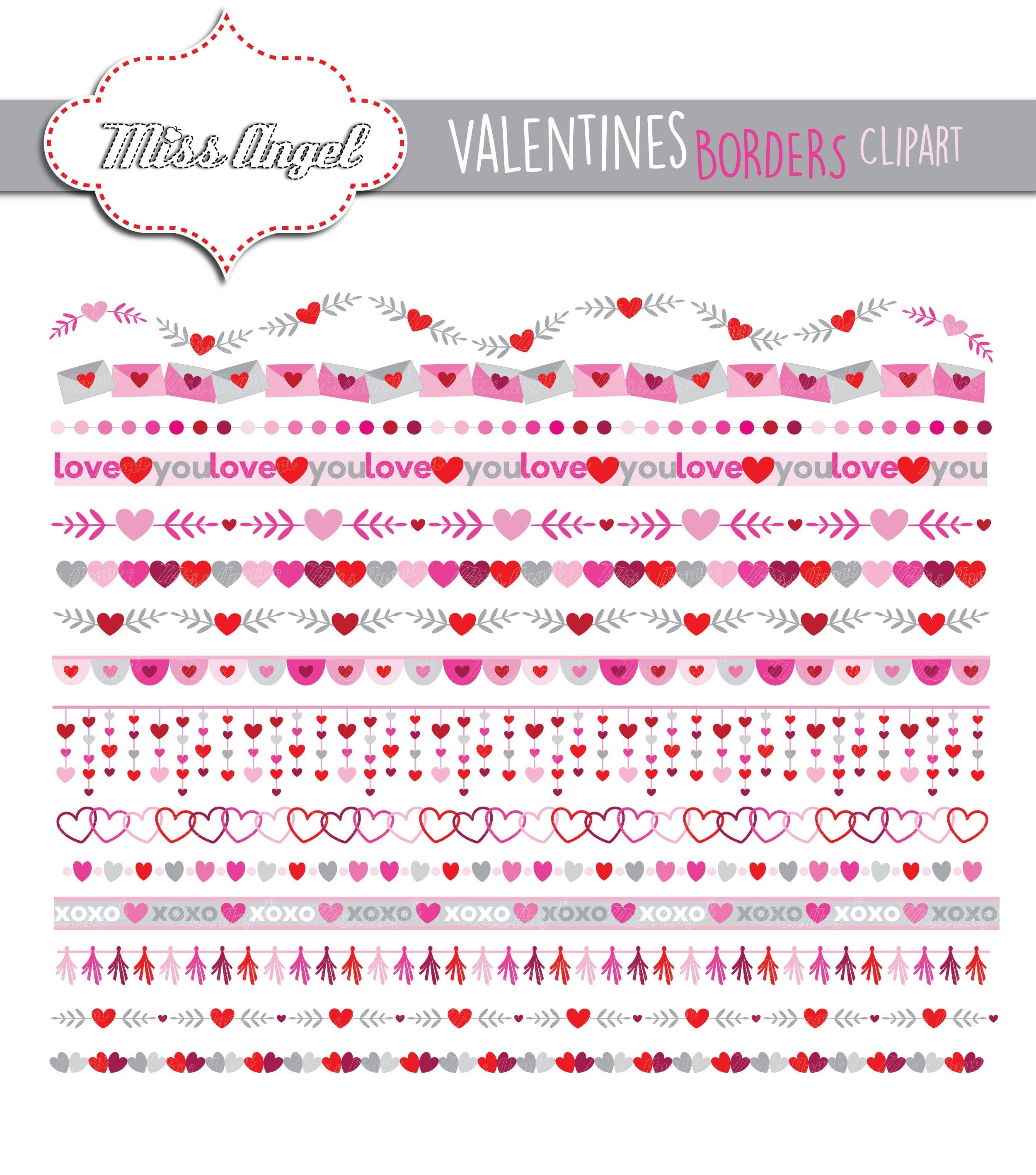 Heart Clipart Borders
