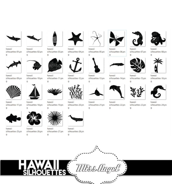 Luau Clipart Black And White