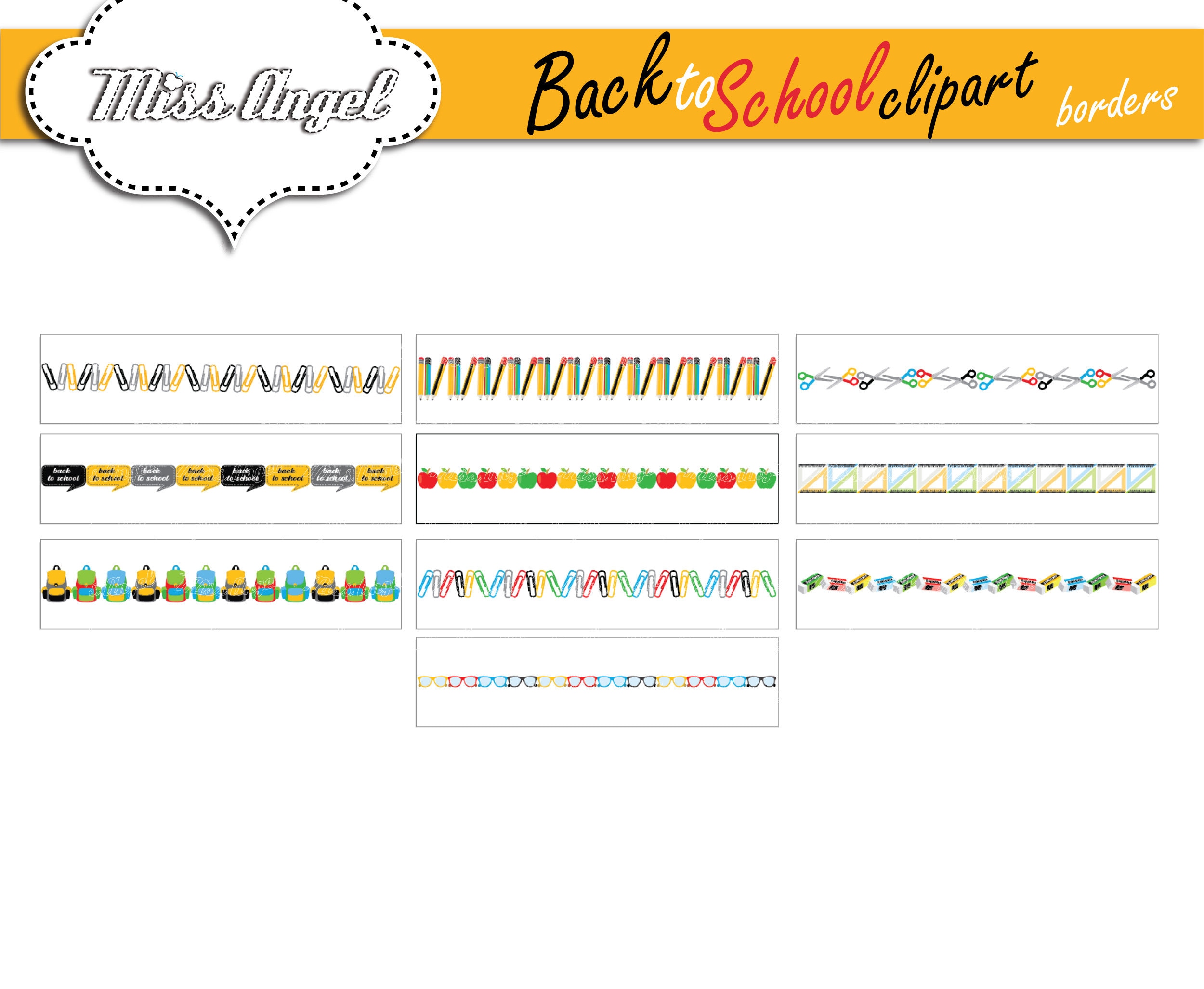 School Clip Art Border Free