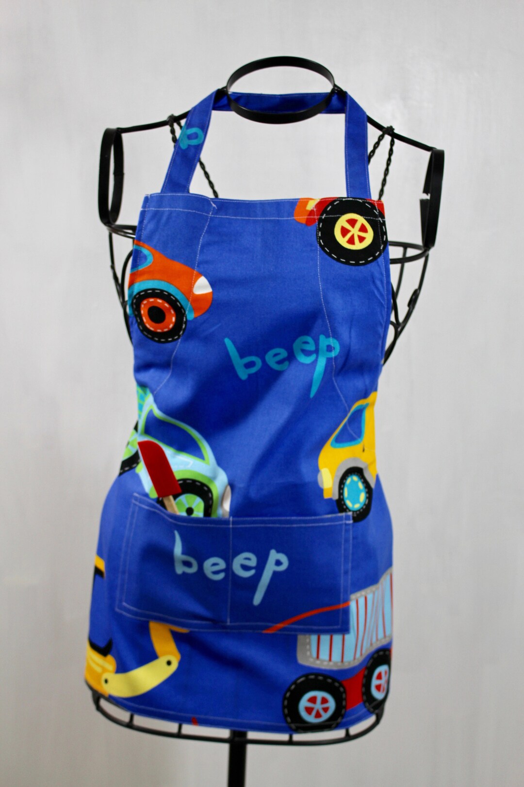 Little Chef Adjustable Apron/Beep Beep - Etsy.de