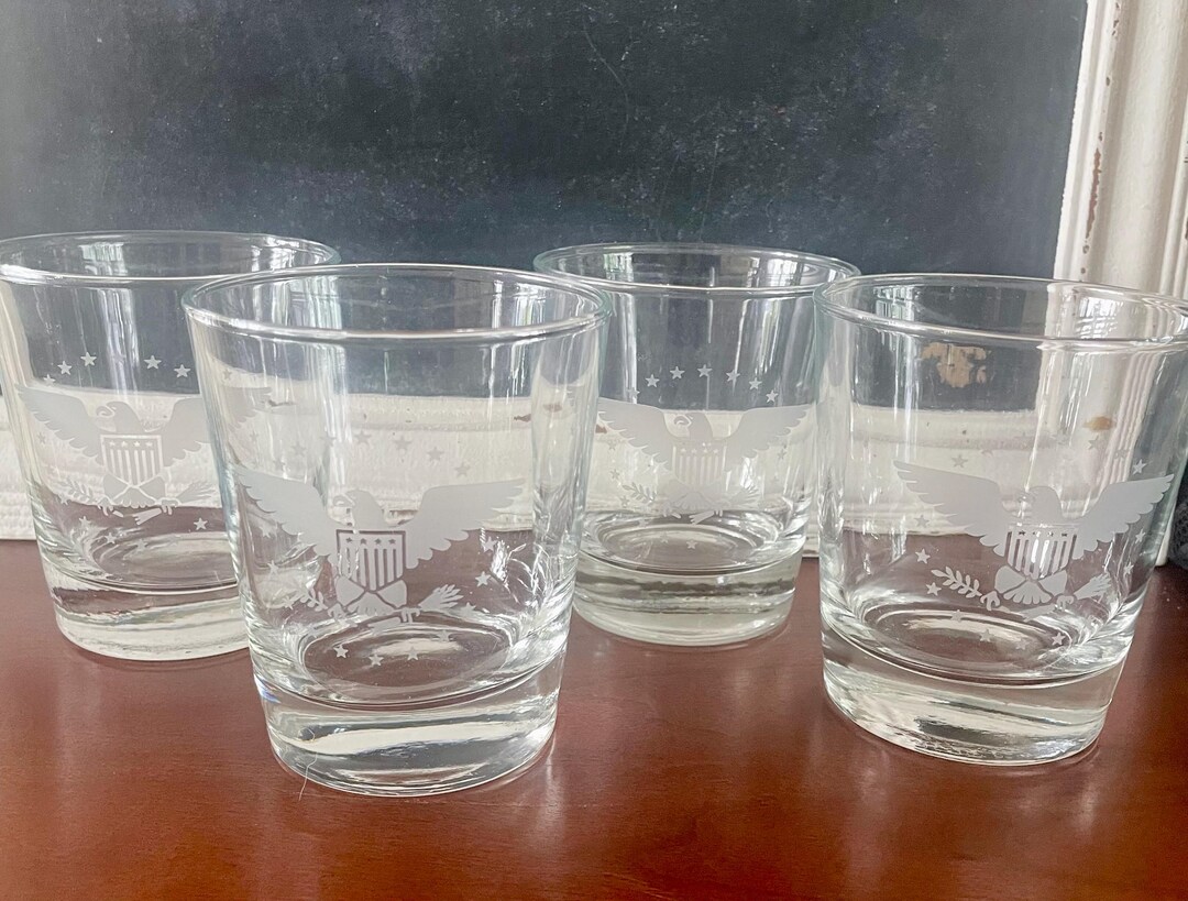 American Federal Eagle Shield/patriotic Whiskey/double Old Fashion ...
