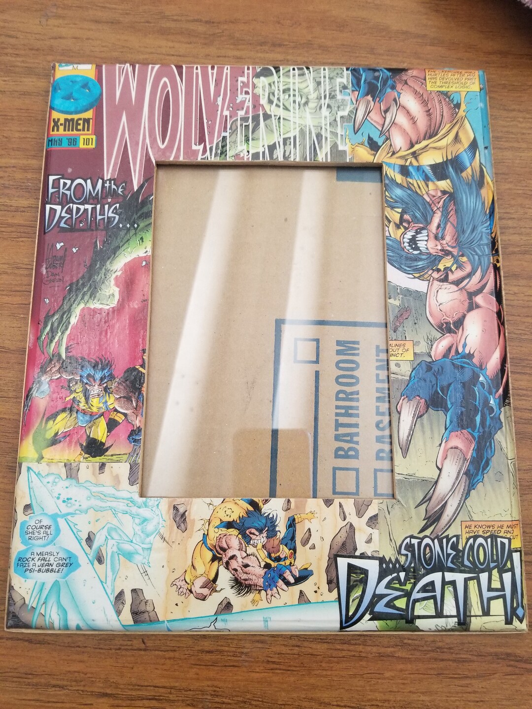 Comic Book Wall Frame Featuring Wolverine Stone Cold 9.5 - Etsy