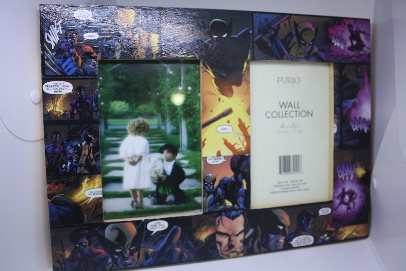 Comic Book Wall Frame Featuring X-men's Wolverine and Night-crawler - Etsy