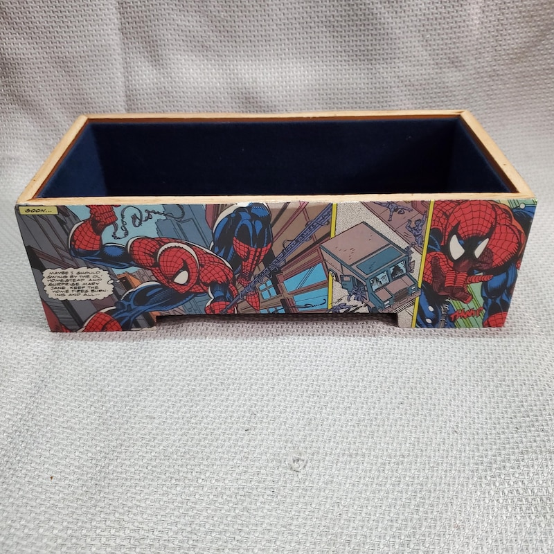 Spiderman Jewellery Box - Etsy