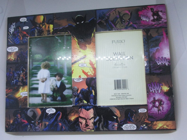 Comic Book Wall Frame Featuring X-men's Wolverine and Night-crawler - Etsy