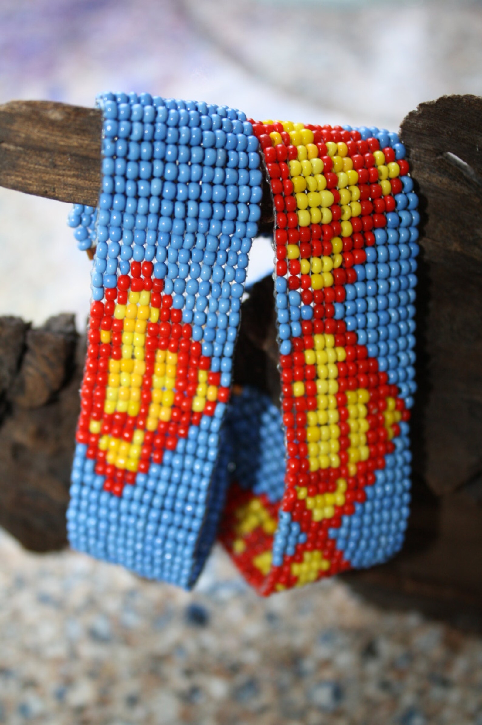 Super Hero Woven Loom Beaded Bracelet Geek Nerdy Pixel Comic - Etsy