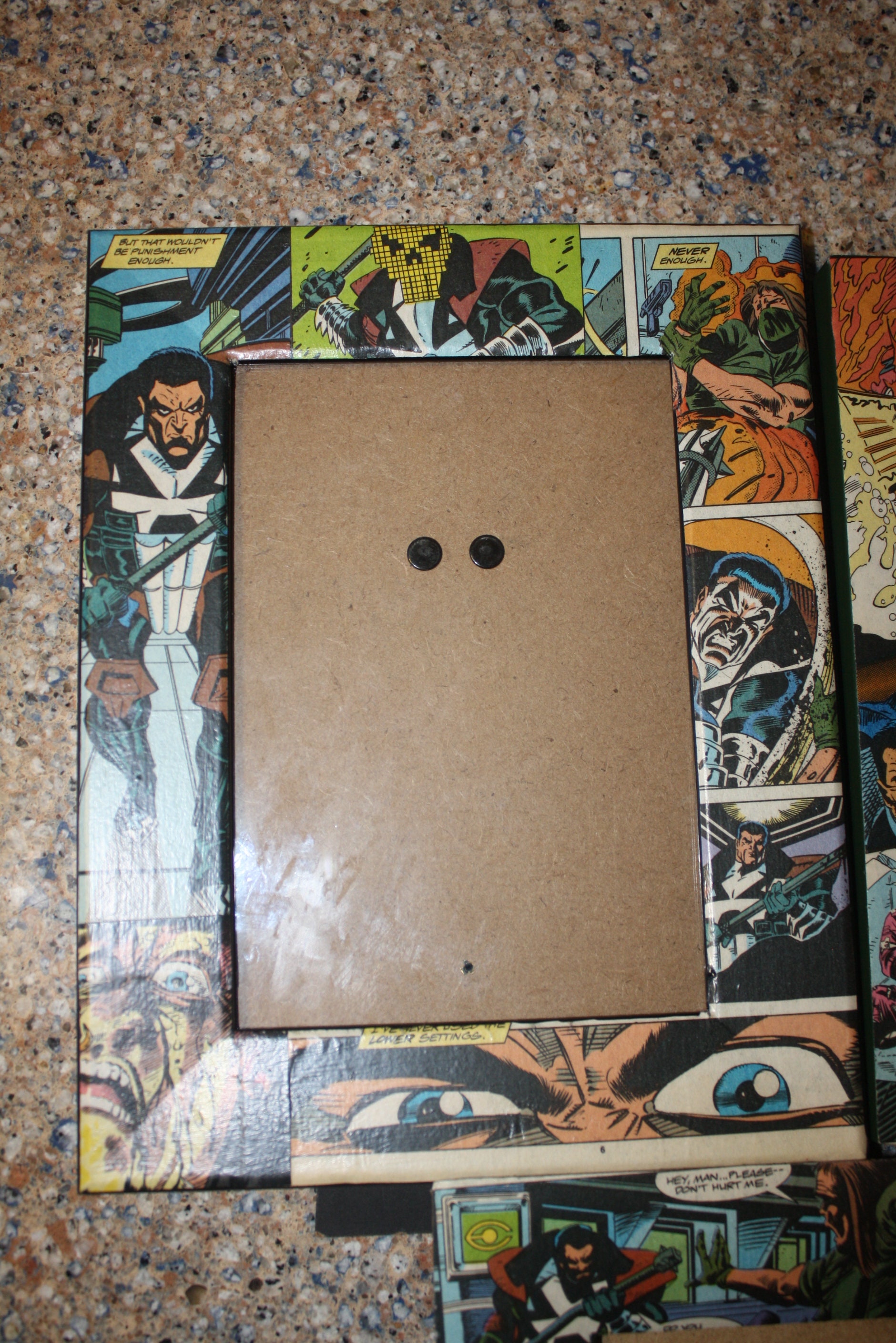 Comic Book desk frame Featuring The Punisher 5 X | Etsy