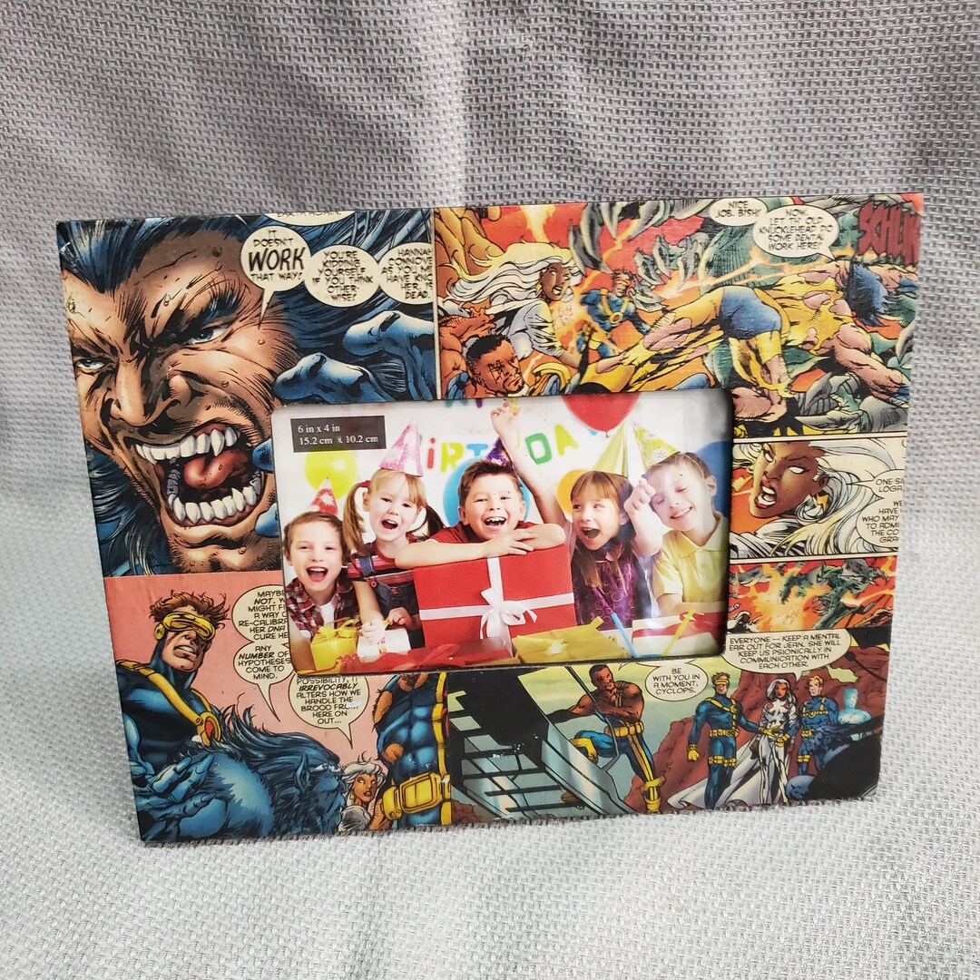 Marvel X-men Comic Book Desk Frame Repurposed Decor - Etsy