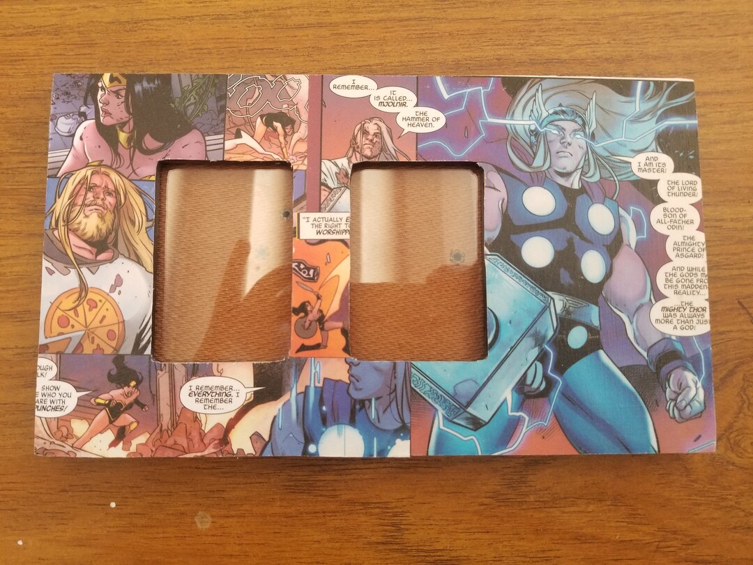 Comic Book Desk Frame Featuring Thor 10 X 6 Frame - Etsy