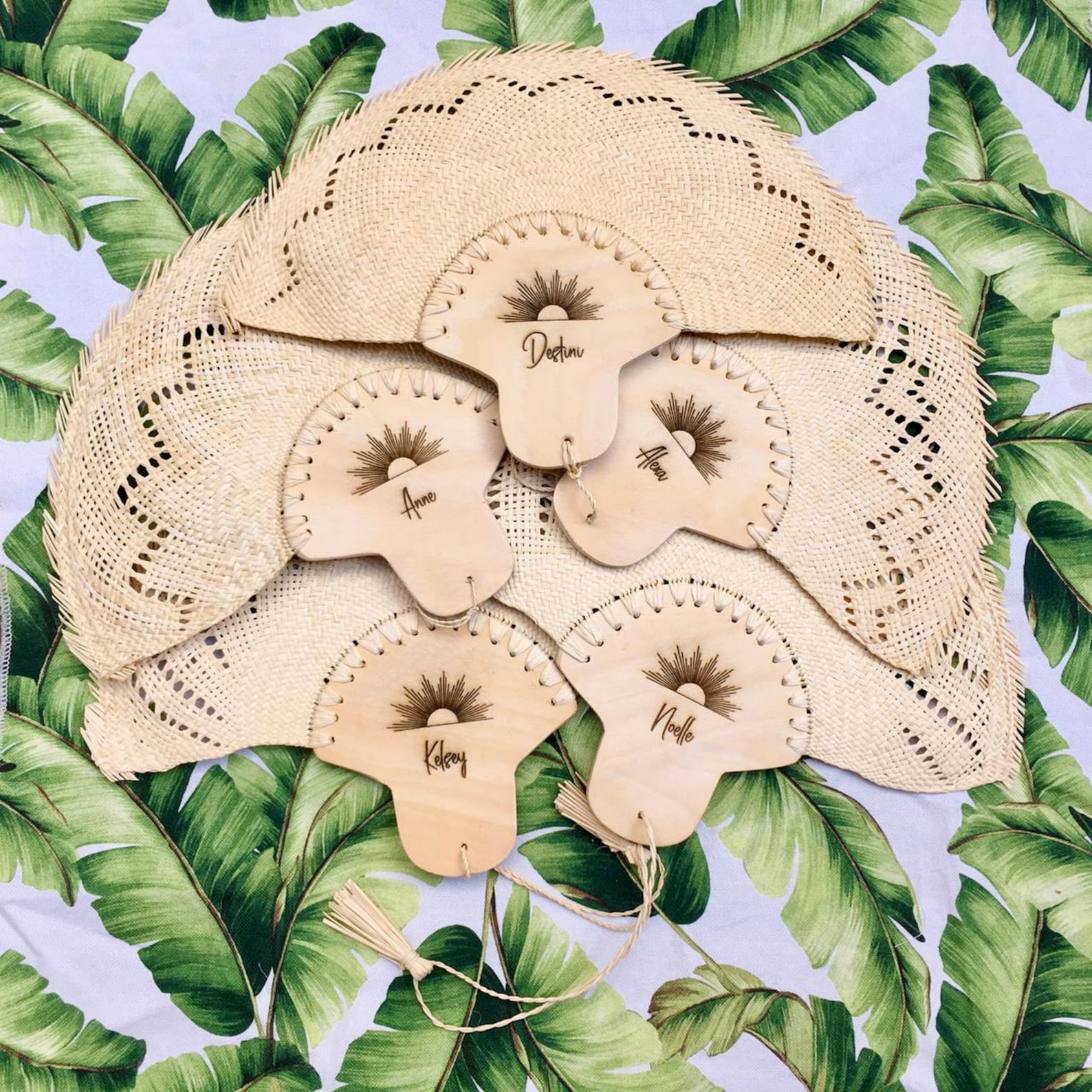 Palm Personalized Hand Fans / Wooden Fan / Traditional Mexican - Etsy