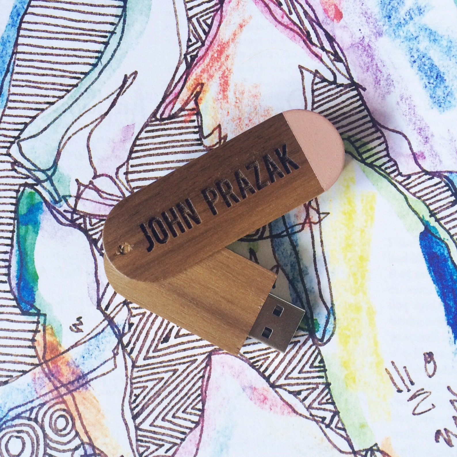 Engraved Flash Drive / Custom Usb Drives Wood / Personalized Business ...