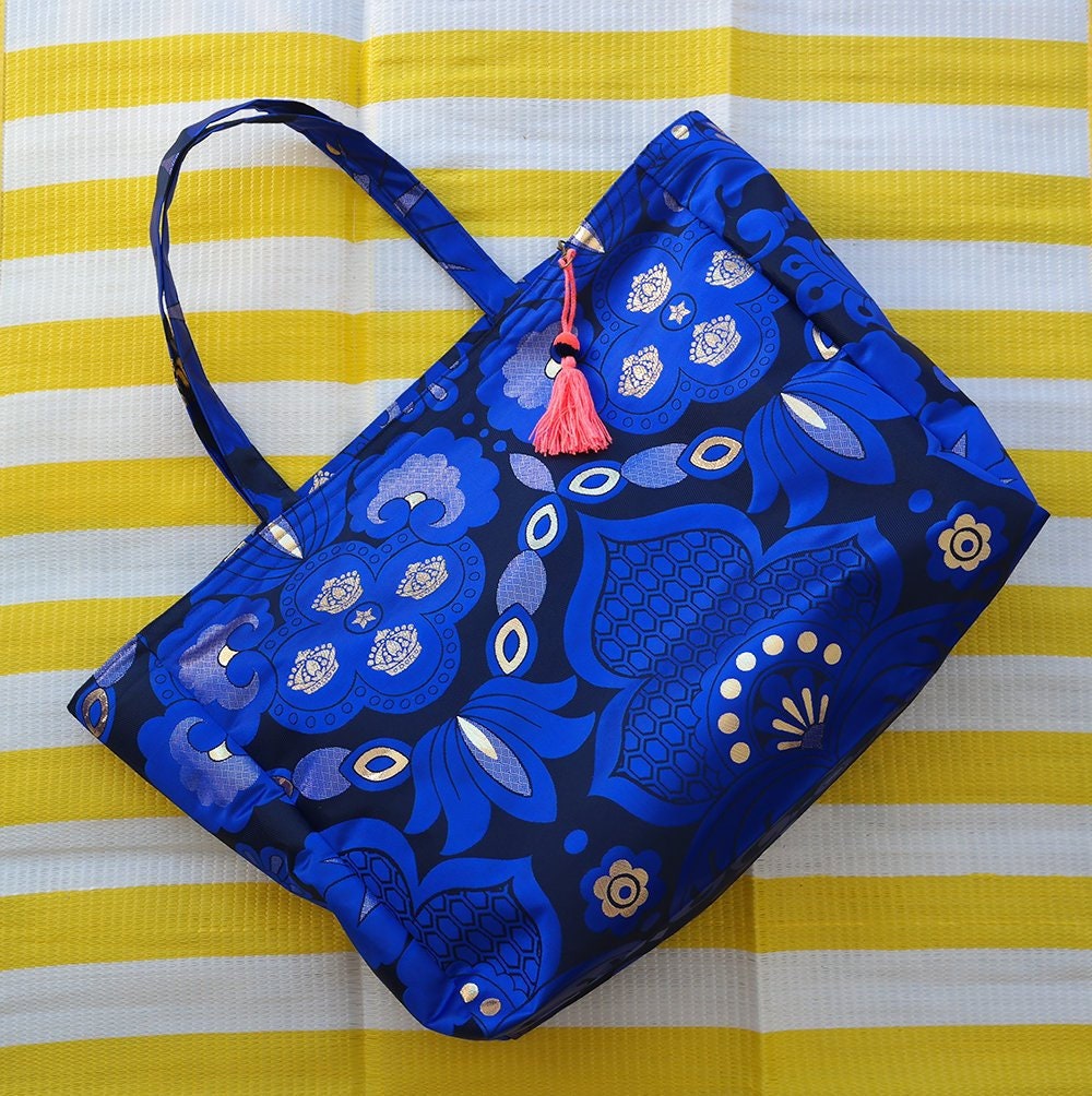 Oversized Beach Bag / Personalized Weekend Tote / Bridesmaid | Etsy